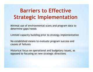 Strategic Planning for Board Directors and Staff | PDF