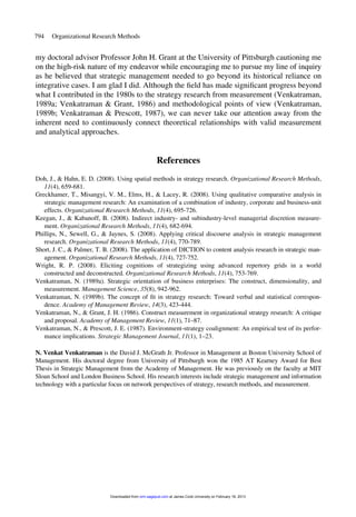 Strat research met | PDF