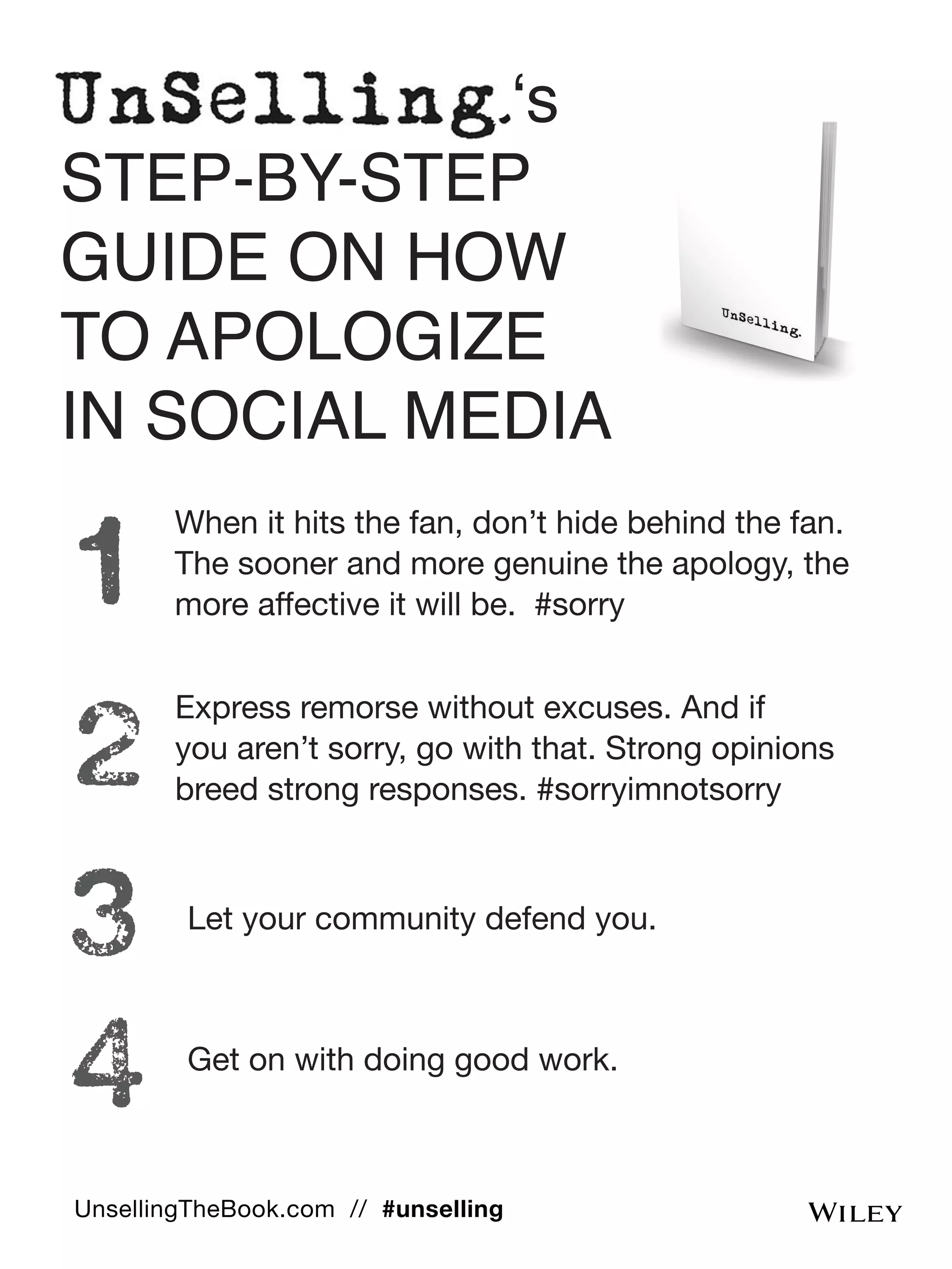UnSelling's Step-by-Step Guide on How to Apologize in Social Media | PDF