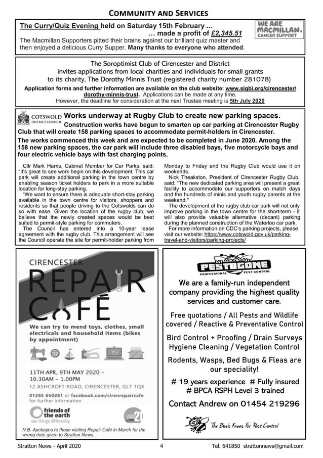 Stratton News April 2020 | PDF