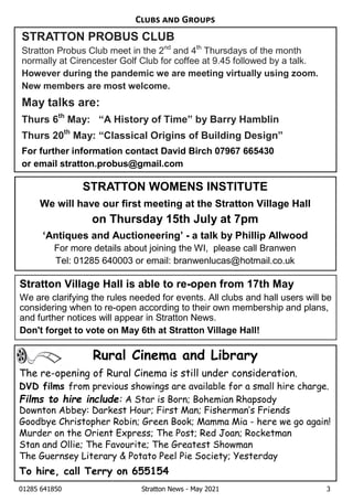 Stratton News May 2021 | PDF