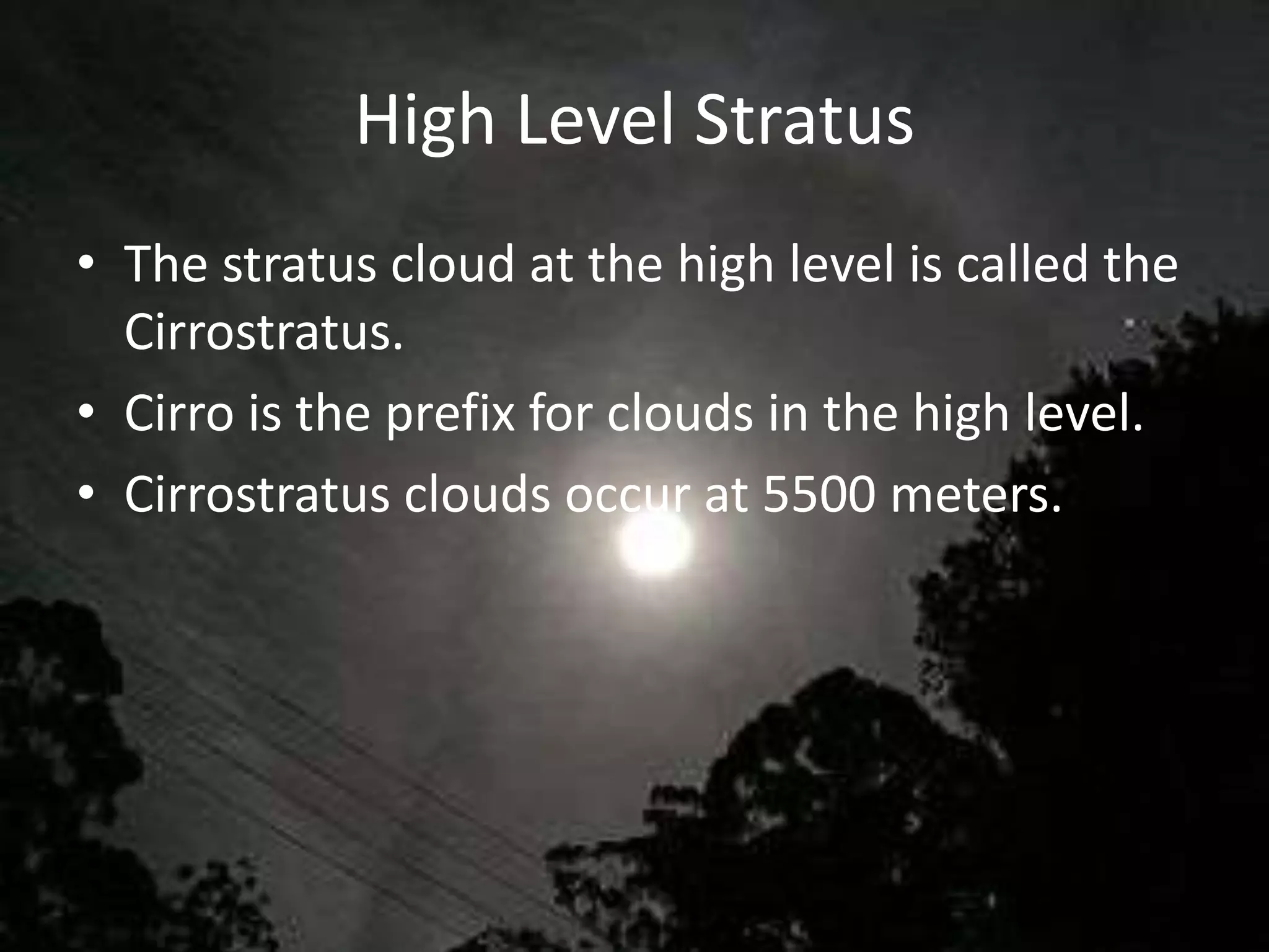 Stratus clouds | PPTX