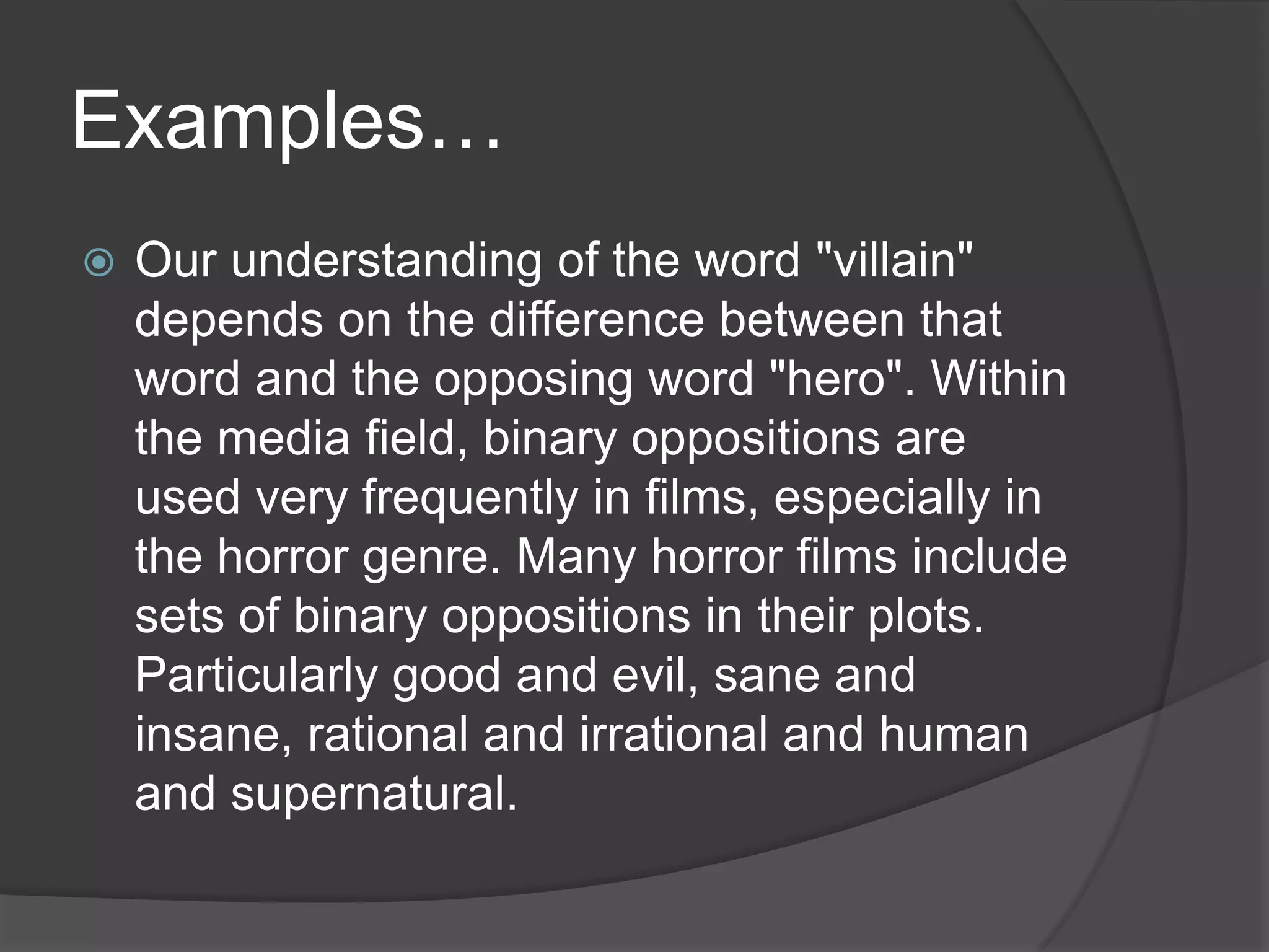 Strauss binary opposites | PPTX