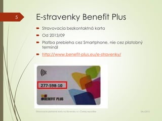 Stravovacie karty na Slovensku a v Ceskej republike | PPT