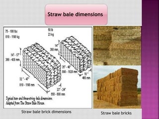 Strawbale construction | PPTX