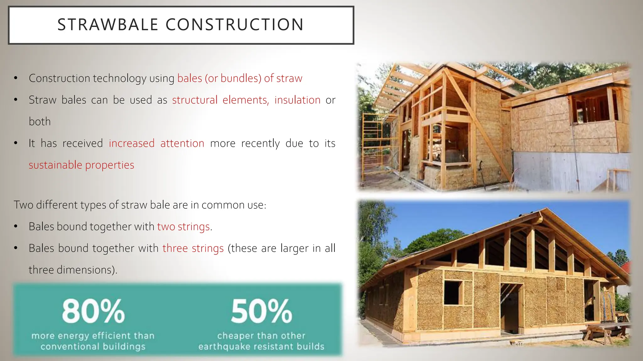 Strawbale Construction - A Low-cost housing technique in Nepal | PPTX