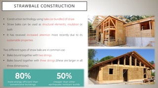 Strawbale Construction - A Low-cost housing technique in Nepal | PPTX