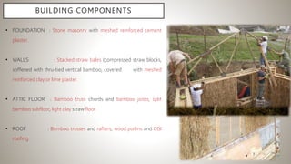 Strawbale Construction - A Low-cost housing technique in Nepal | PPTX