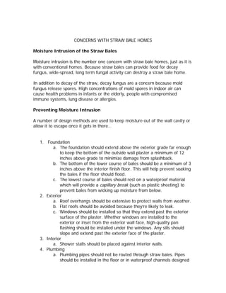 Straw bale home basics | PDF