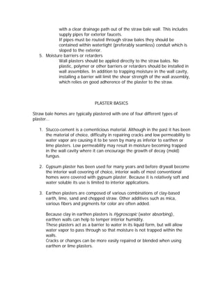 Straw bale home basics | PDF