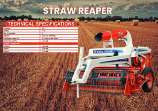 KSA 756 DB Straw Reaper Machine – Manufacturers, Suppliers in Punjab | PPT