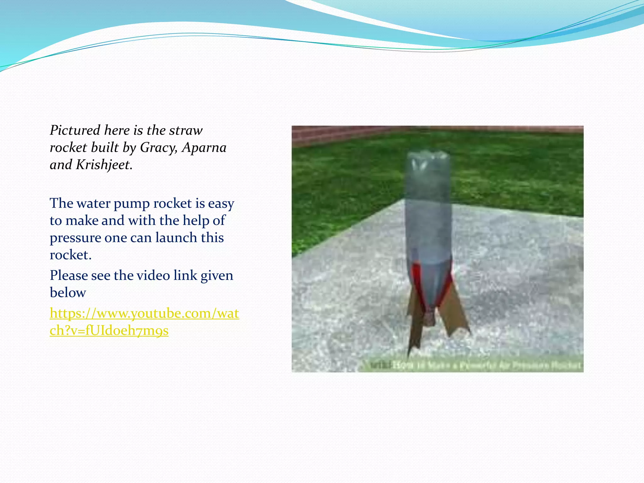 Water Pump Rocket | PPTX