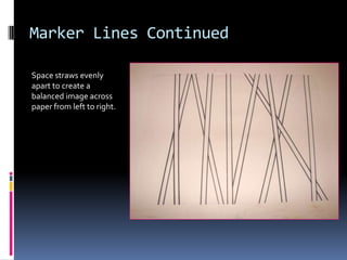 Art 31 - Straws (Elementary) | PPSX