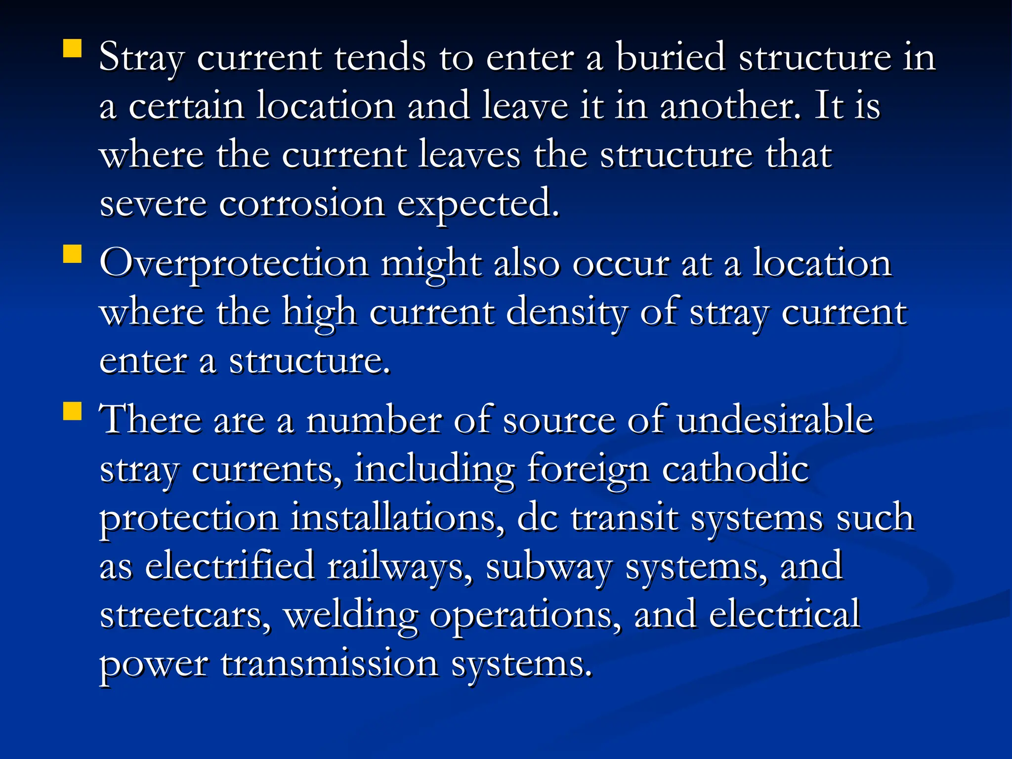 STRAY CURRENT of cathodic CORROSION.ppt