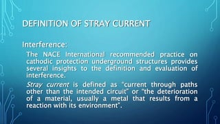 Stray Current From DC Powered Transit Systems - Tom Mollica | PPT