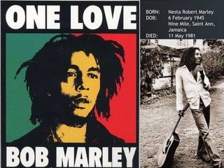 Introduction to Bob Marley | PPT