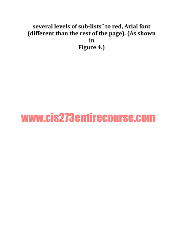 Strayer Cis 273 Week 3 Lab Assignment 4 Nested Lists And Cascading Style Sheets New Pdf 0093
