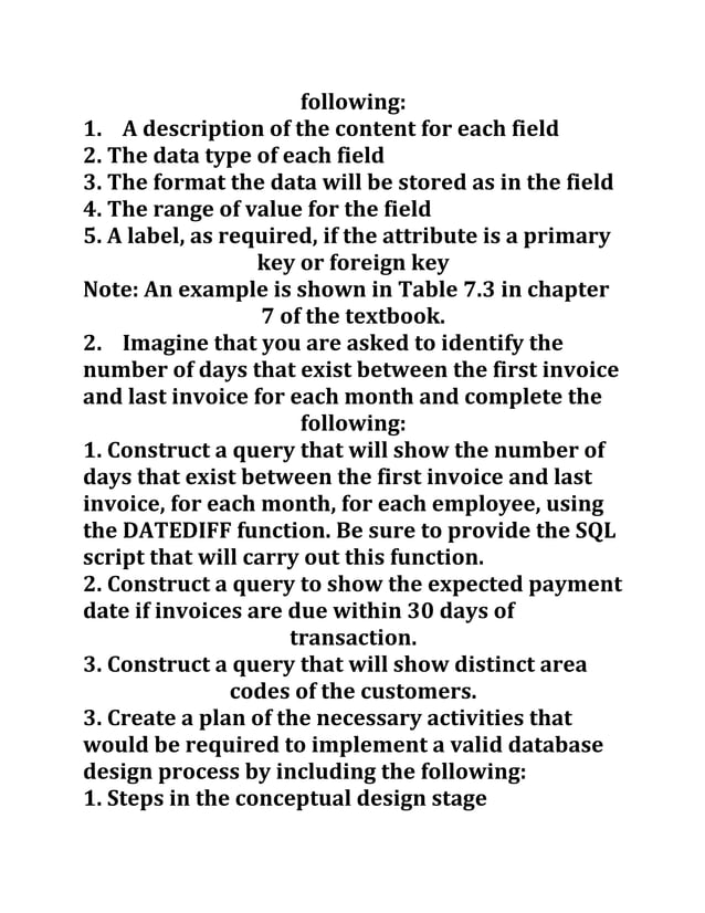 Strayer cis-515-week-7-assignment-6-sql-concepts-and-database-design | PDF