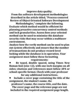 Strayer cis-515-week-8-case-study-database-development | PDF