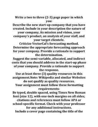 Strayer bus 315 week 3 assignment 1 proposal | DOC