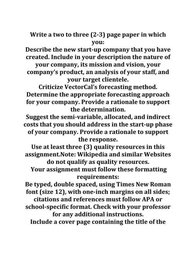 Strayer bus 315 week 3 assignment 1 proposal | DOC