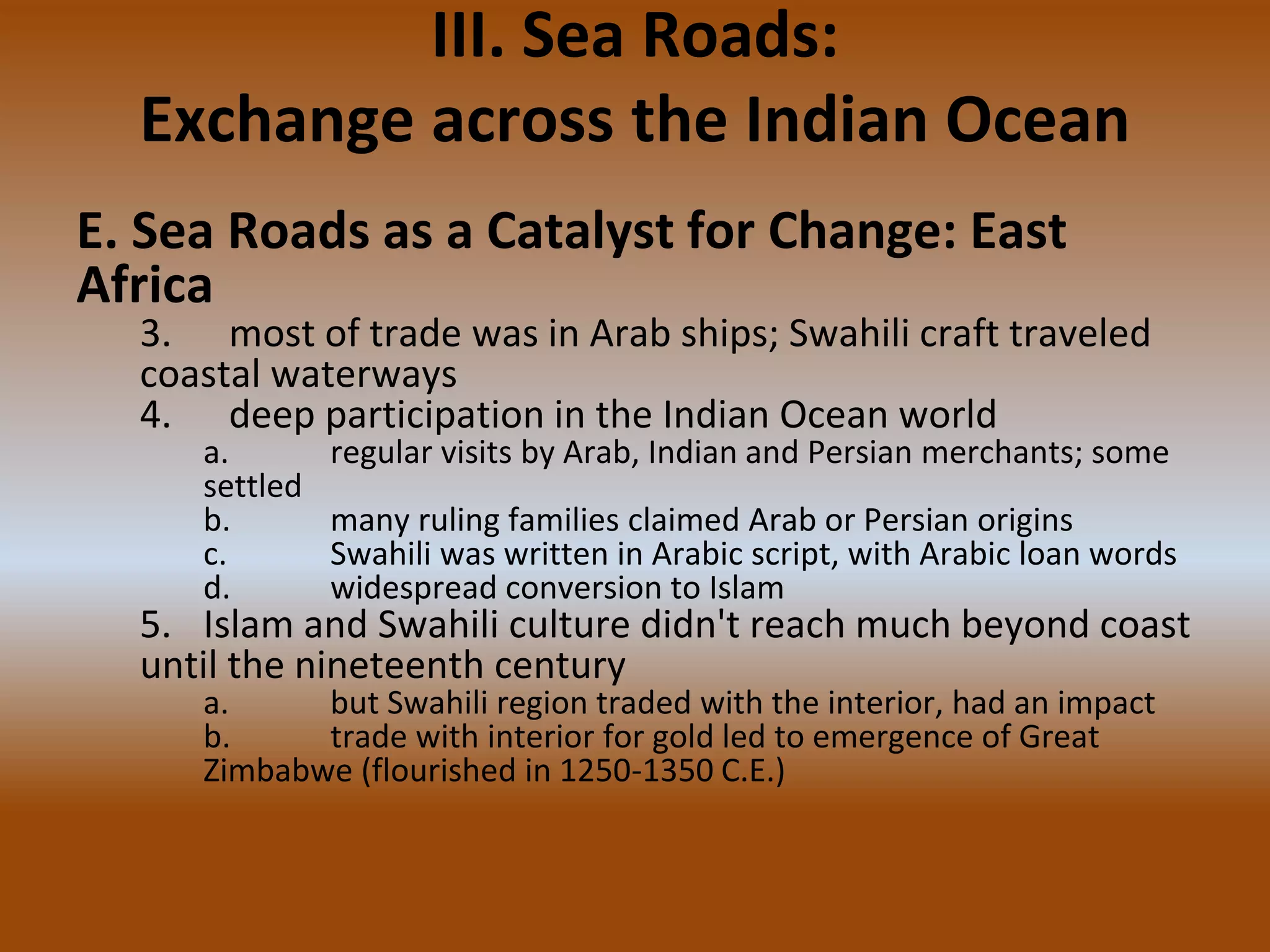 AP World History Strayer Ch. 7 - Commerce and Culture 500-1500 | PPT