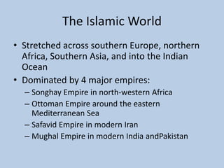 Strayer ch 13 islamic world | PPTX