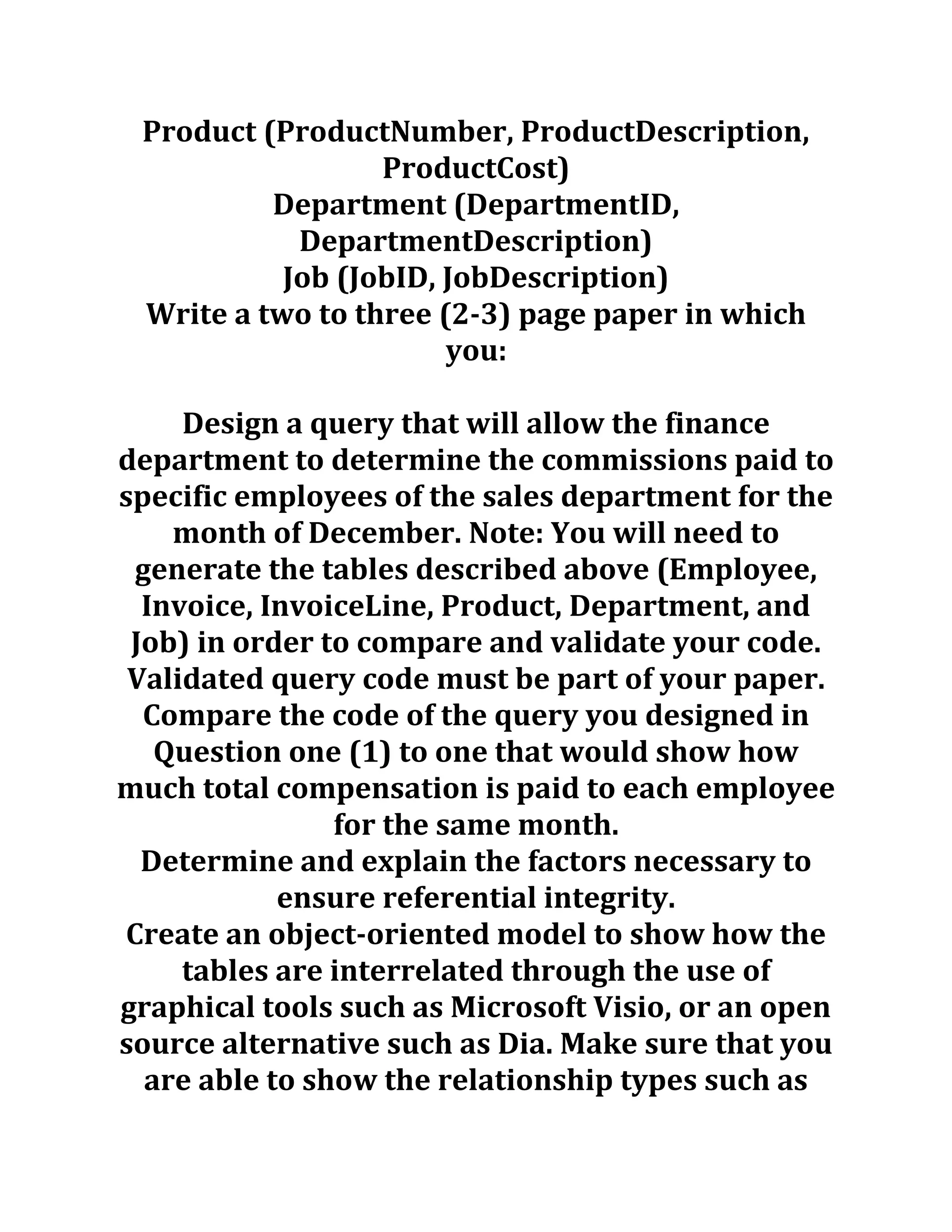 Strayer cis 515 week 2 assignment 2 database systems and database models | DOC | Databases ...