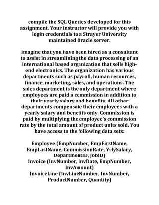 Strayer cis 515 week 2 assignment 2 database systems and database models | DOC | Databases ...