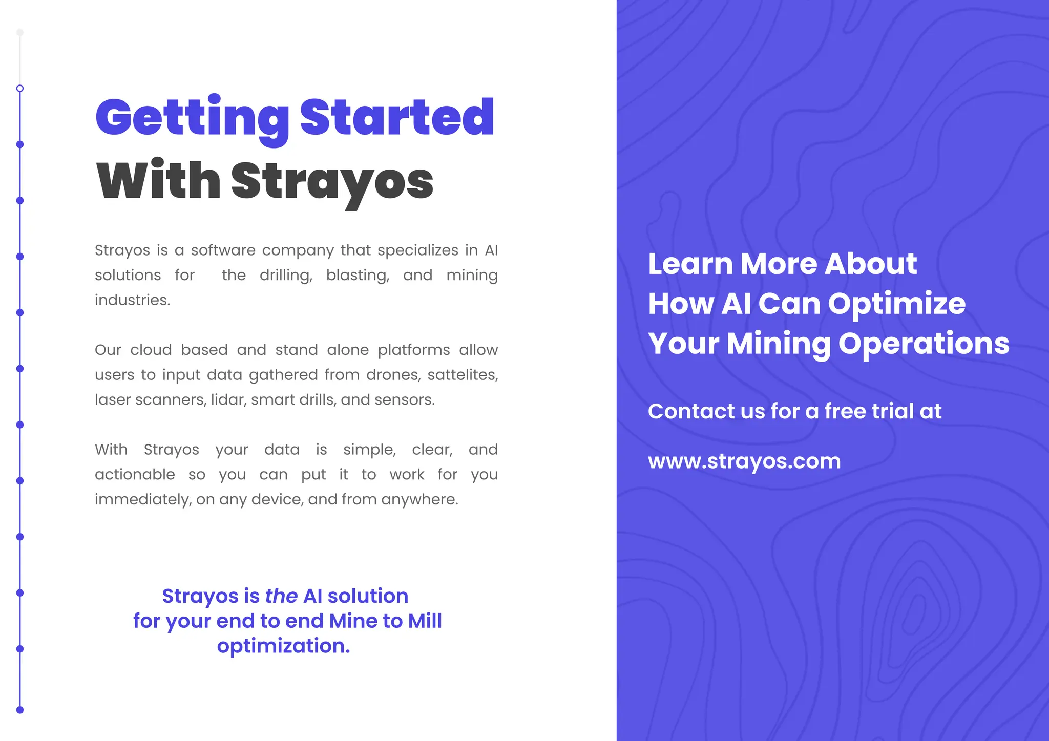 AI guide for mining by Strayos company - Lot of techniques used by them ...