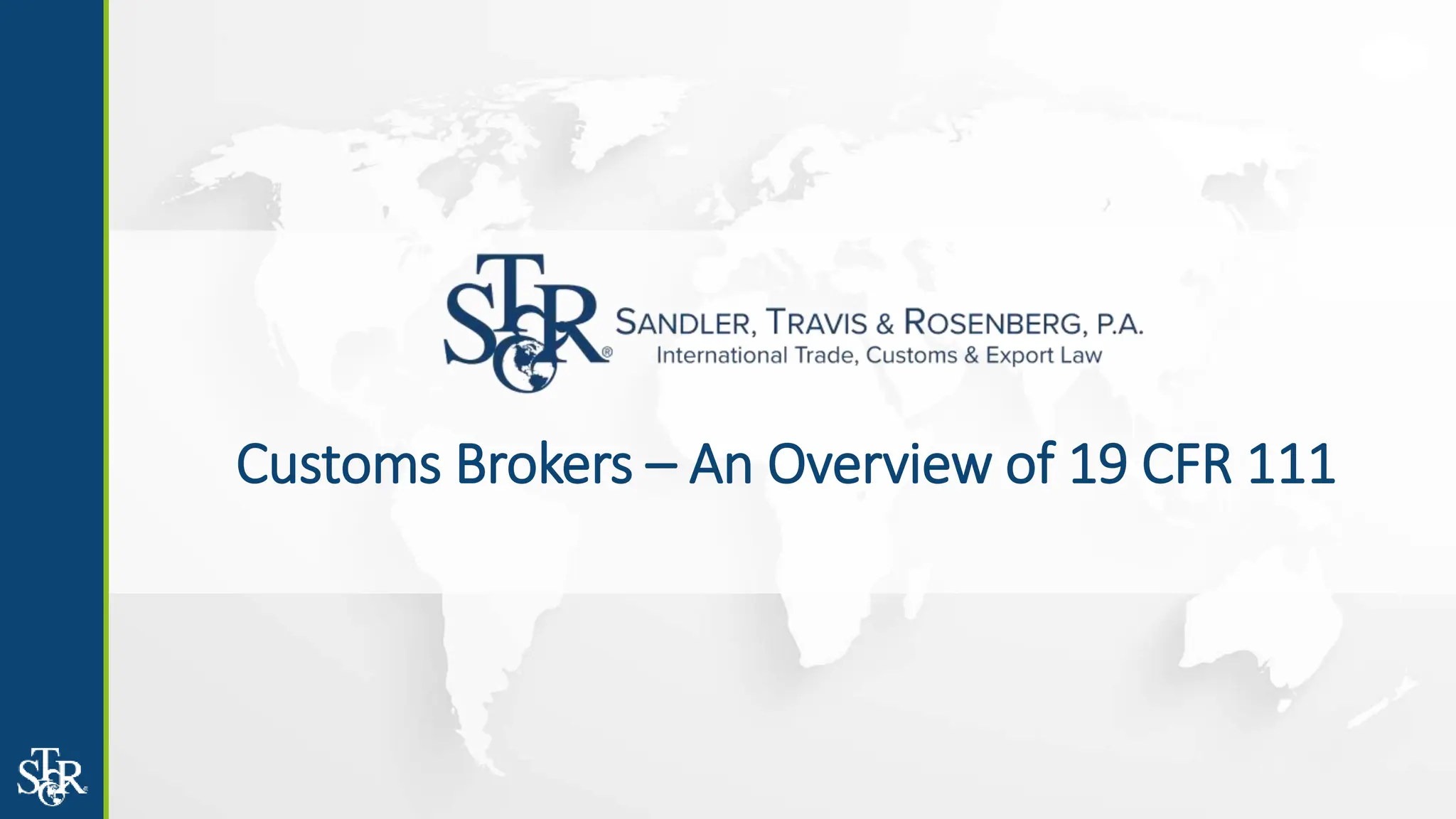 Broker Course exam CFR 19 Part 111 Customs Broker | PPT