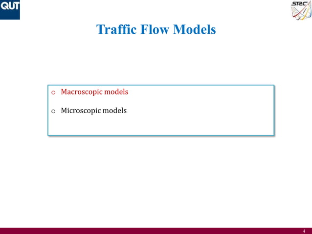 Mathematical Understanding in Traffic Flow Modelling | PPT