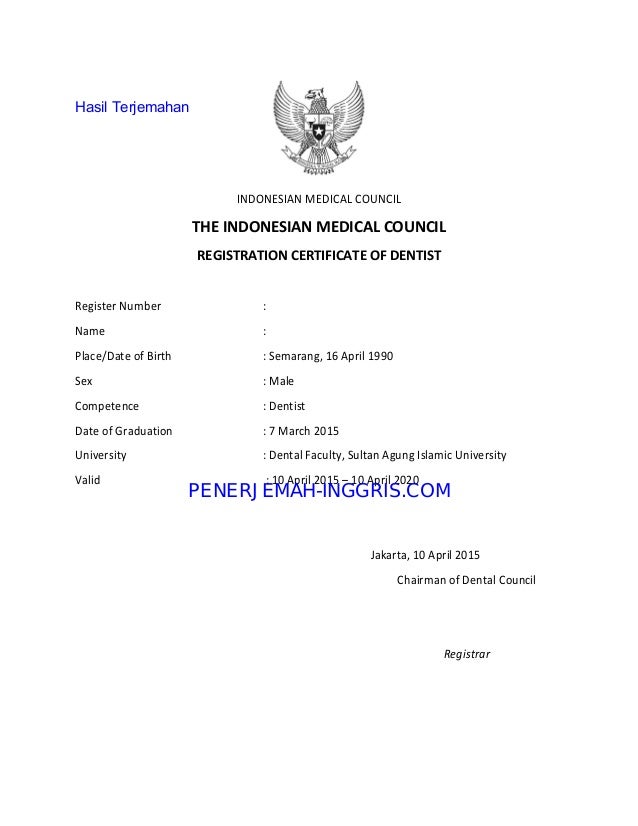 Contoh Str Dokter - Perumperindo.co.id