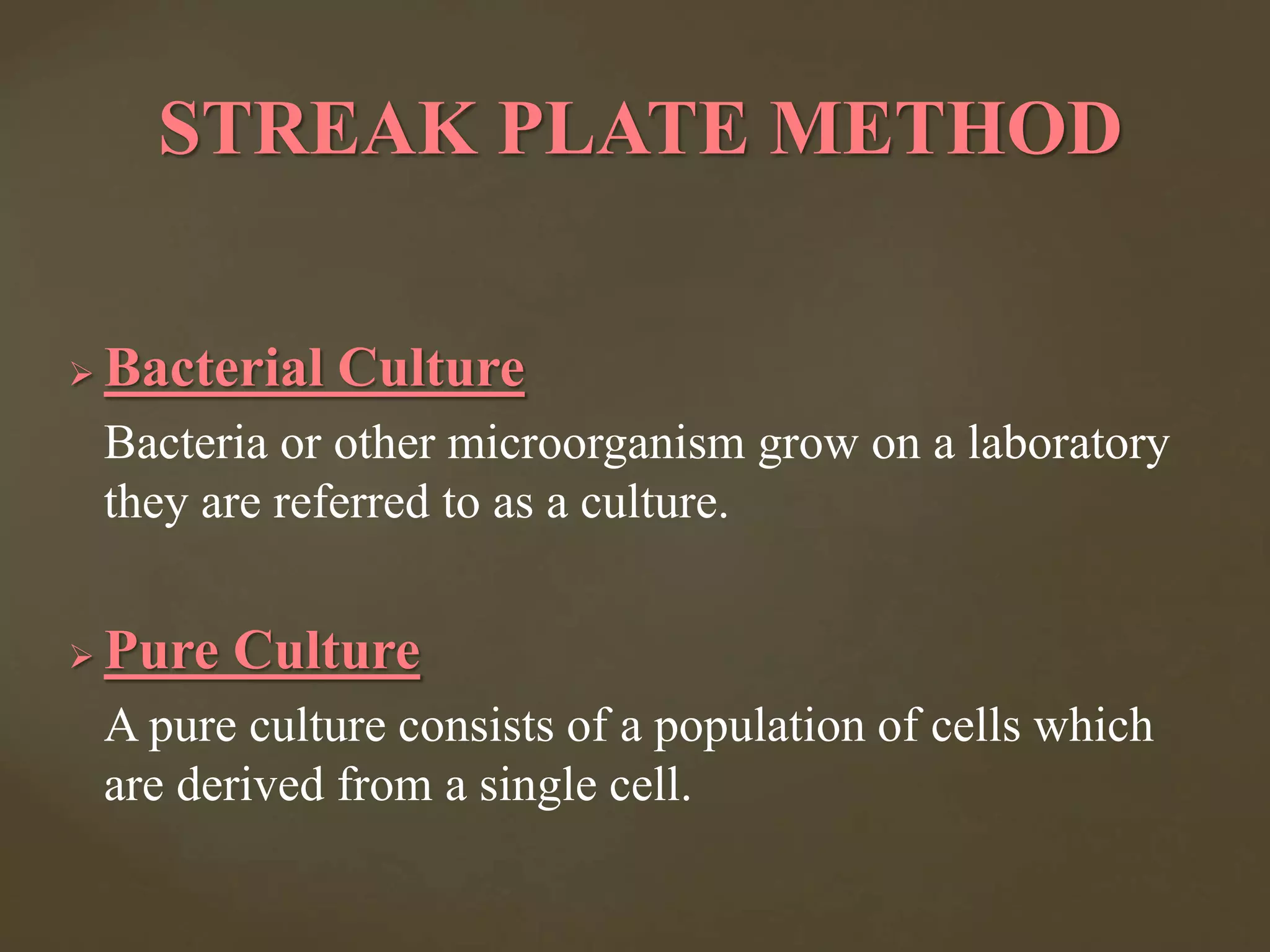 The Streak plate method, | PPTX | Biological Sciences | Science