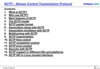 Overview of SCTP (Stream Control Transmission Protocol) | PDF