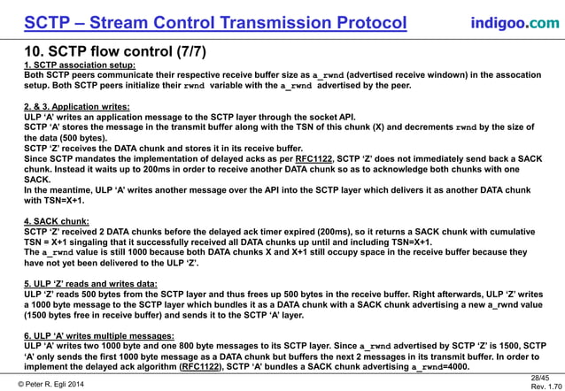 Overview of SCTP (Stream Control Transmission Protocol) | PPT