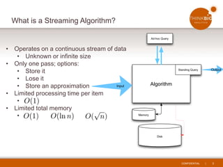 Streaming Algorithms | PPTX