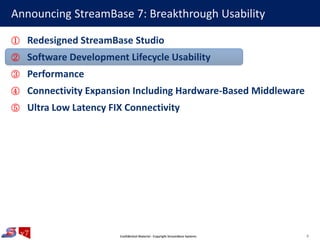 StreamBase version 7 - overview | PPT
