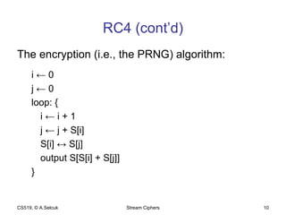 Stream ciphers presentation | PPT