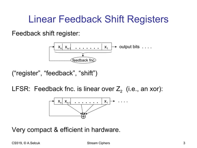 Stream Ciphers Presentation Ppt