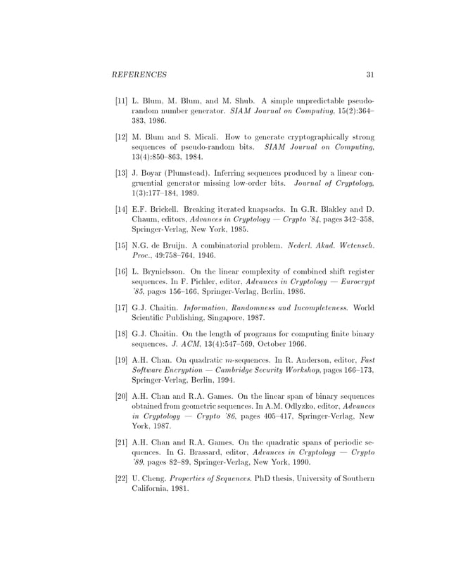 Stream ciphers | PDF