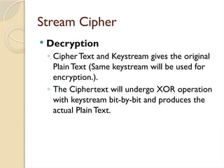 Complete explanation about Stream Ciphers-RC4 Algorithm.pptx