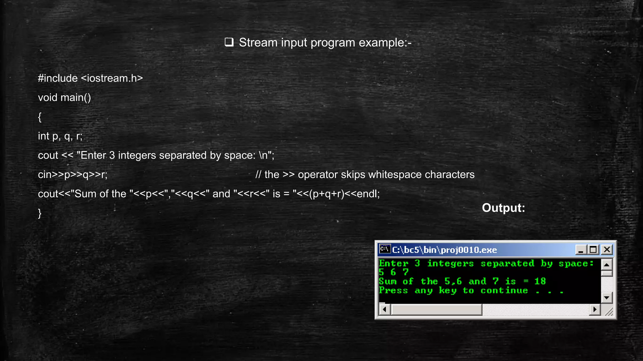 Stream classes in C++ | PPTX