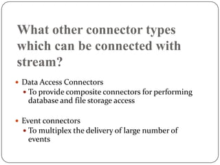 Stream connectors | PPTX