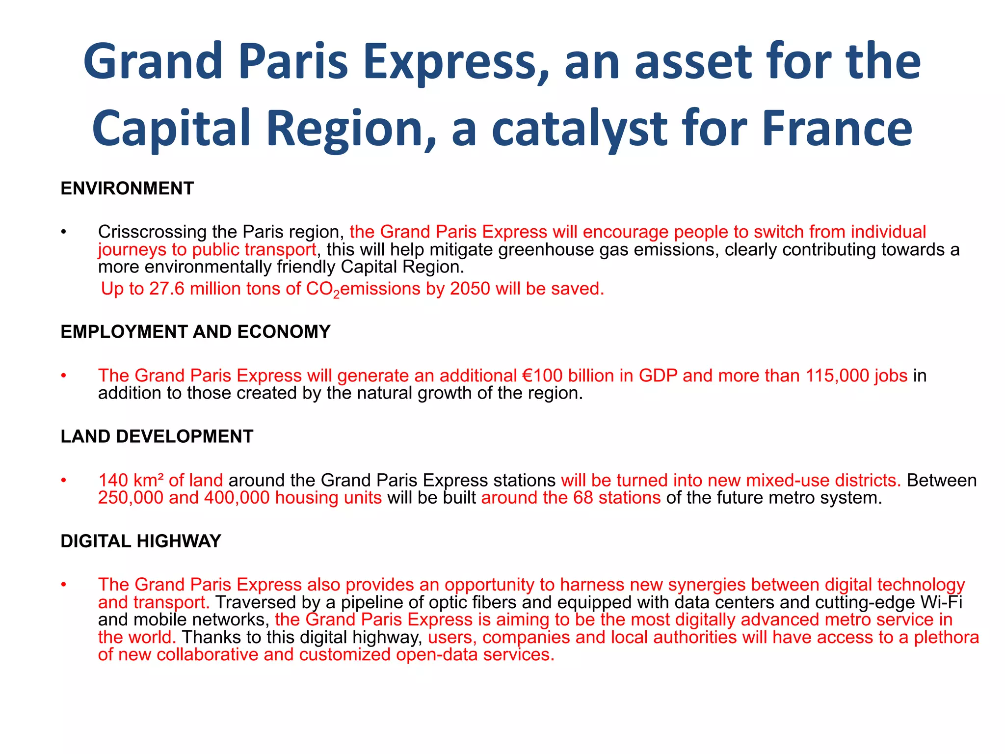 Grand Paris express - Smart Cities Summit 2018 - Algiers | PDF