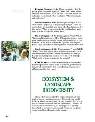 Stream Ecosystem Teacher's Guide | PDF