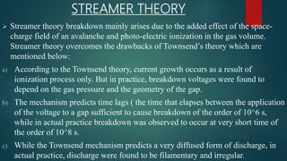 Streamer theory | PPTX