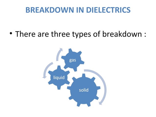 Streamer theory of breakdown | PPT | Chemistry | Science