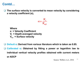 Stream flow measurement technique | PPT