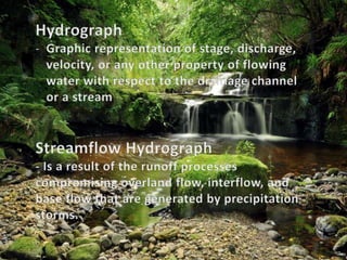 Stream flow hydrograph | PPTX